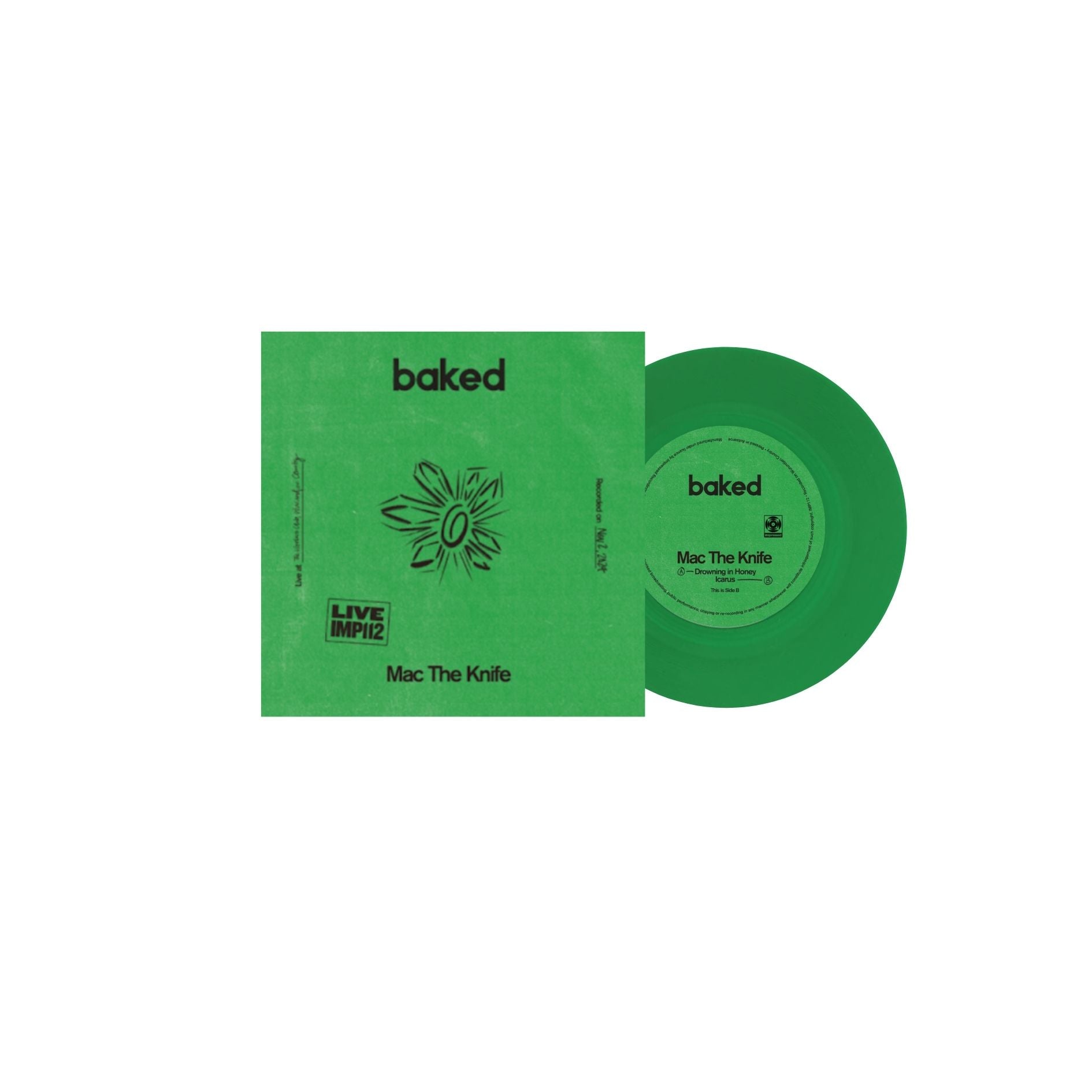 Mac The Knife - baked Live At The Workers Club Fitzroy Vinyl 7"